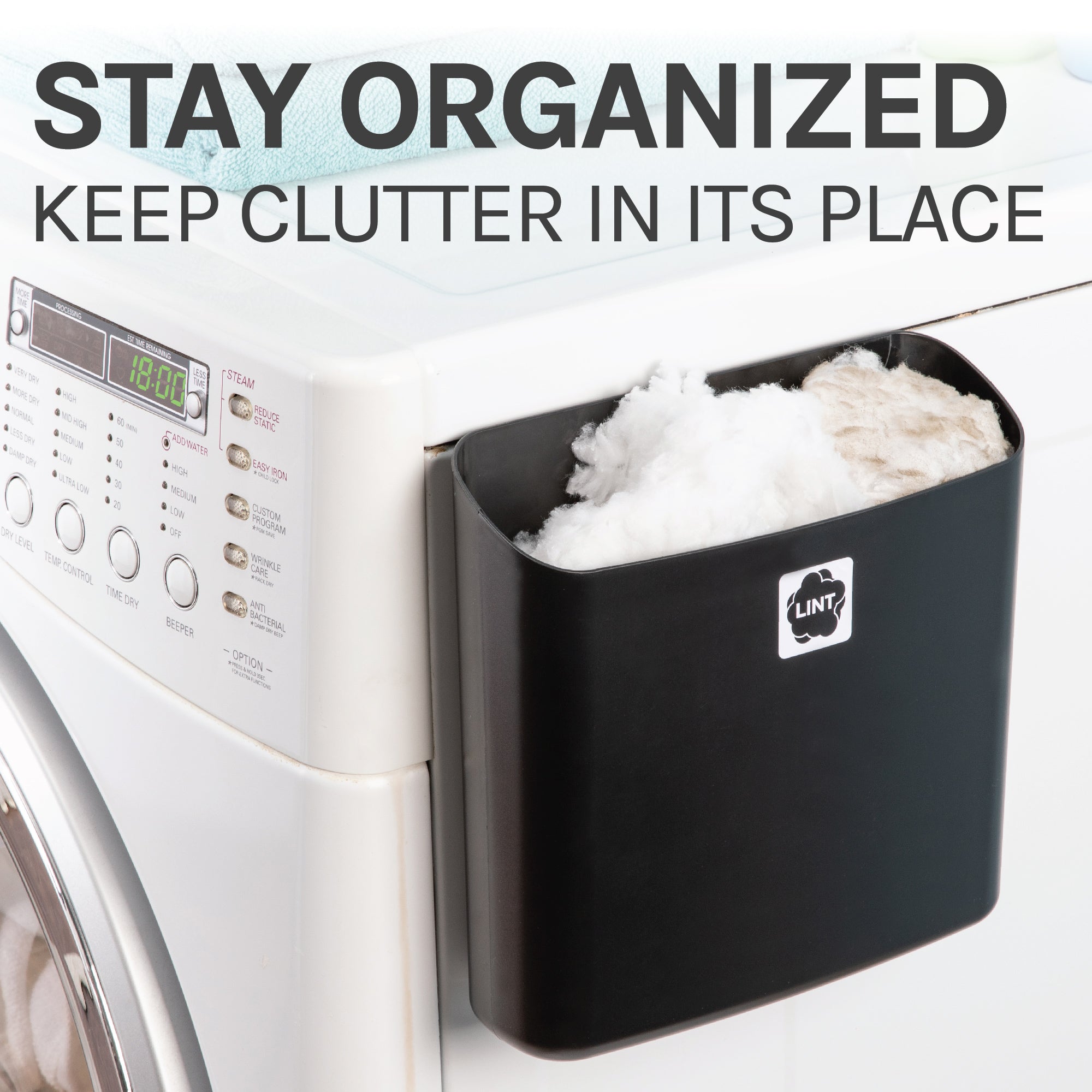 Magnetic Lint Bins Combo Pack in Black | Utility Sink – Utility-Sink.com