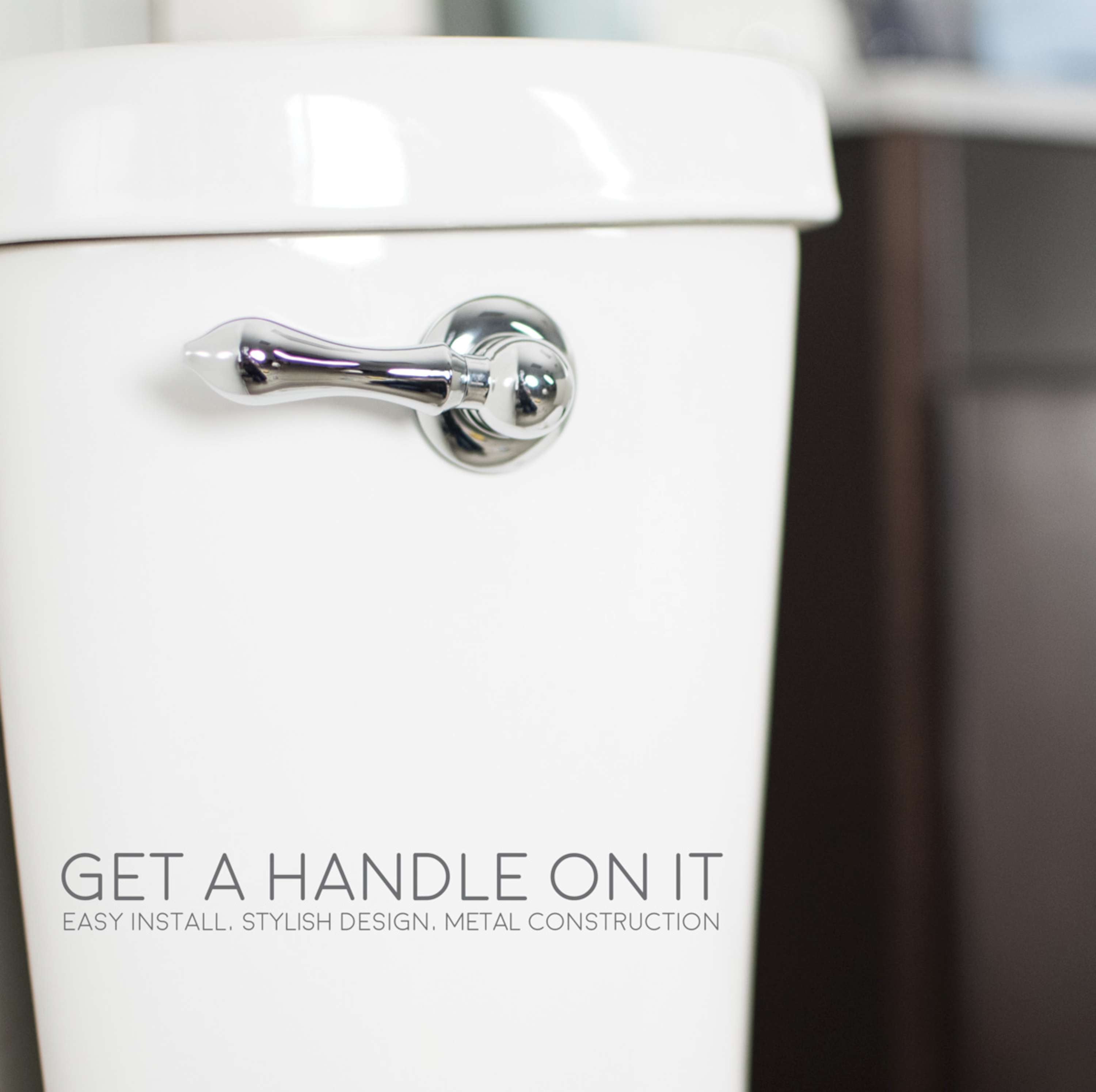 Universal Chrome Toilet Flush Handle Replacement – Utility-Sink.com