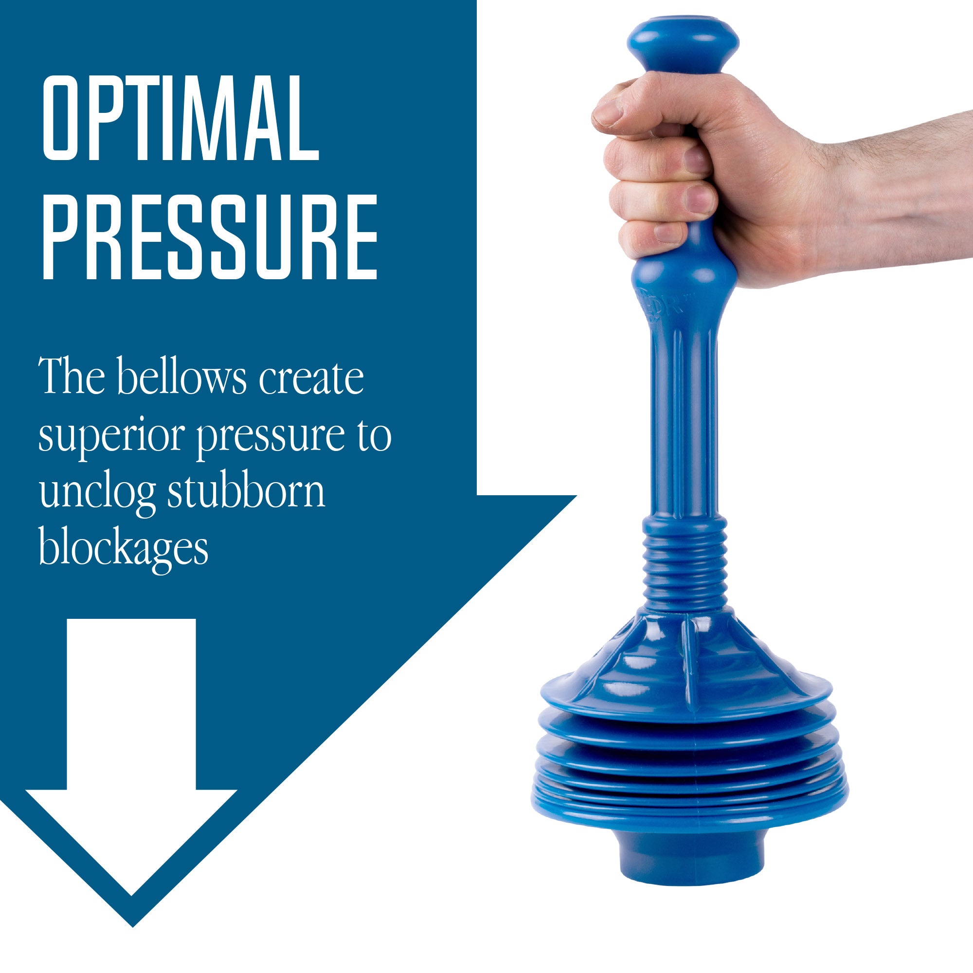 Bellows Plunger - Blue | Utility Sink – Utility-Sink.com
