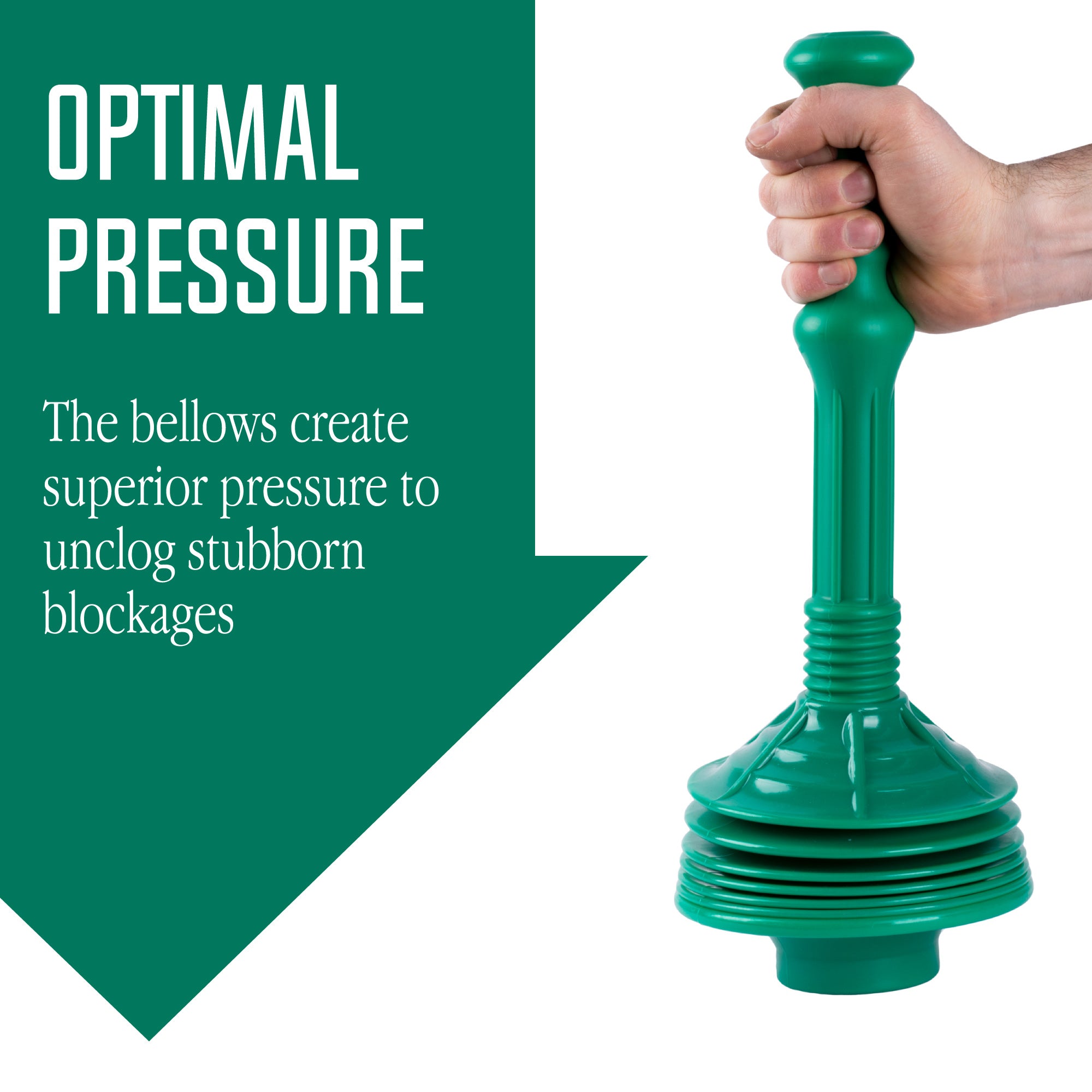 Green Bellows Plunger - Utility Sink – Utility-Sink.com